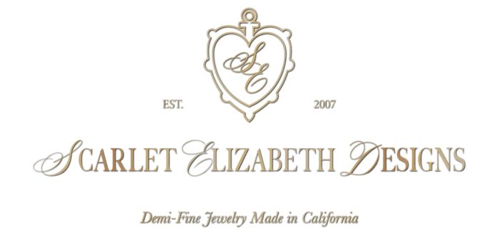 Scarlet Elizabeth Designs handmade demi-fine bridal jewelry